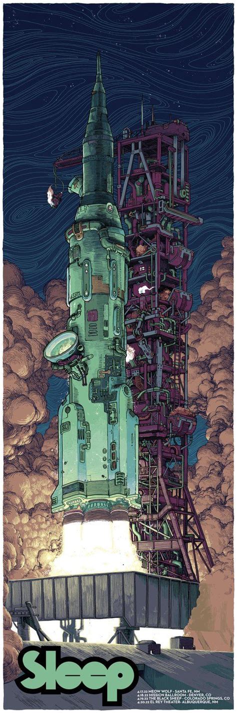 Dave Kloc Concert Poster Art Tour Posters Outside Lands Festival