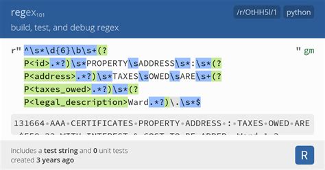 Regex Build Test And Debug Regex