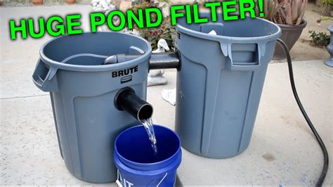 Homemade Koi Pond Filter System