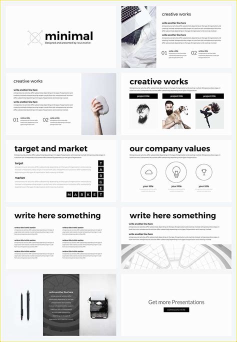 Minimalist Powerpoint Template Free Download Of Minimal Professional