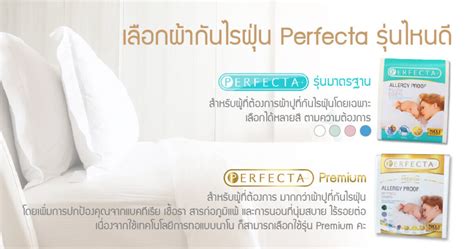 เลือกผ้ากันไรฝุ่น Perfecta รุ่นไหนดี ผ้ากันไรฝุ่น Doctor Perfecta
