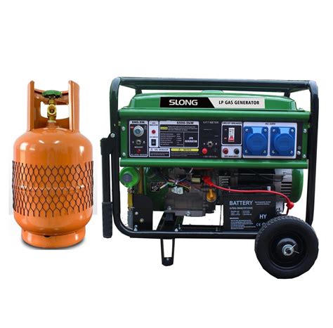 Slong 6kw Lpg Generator Set Portable Electric Generator Lpg Generator