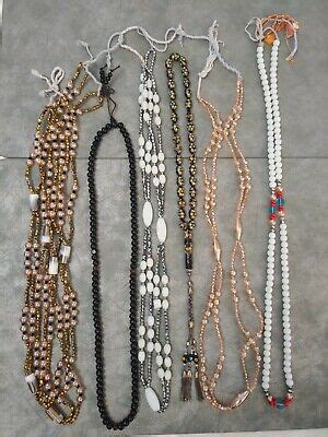 Lot Bijoux Ancien Fantaisie Divers Rare Vintage Collier R47 Ebay