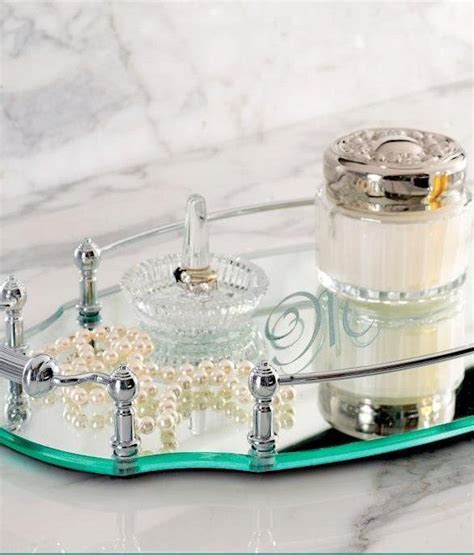 Frontgate Resort Collection Personalized Vanity Trays With Beveled