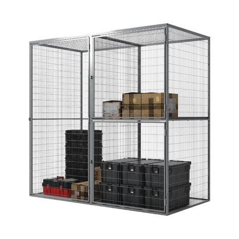Folding Guard 36 In X 37 In X 93 In 1 Tiers Bulk Storage Locker