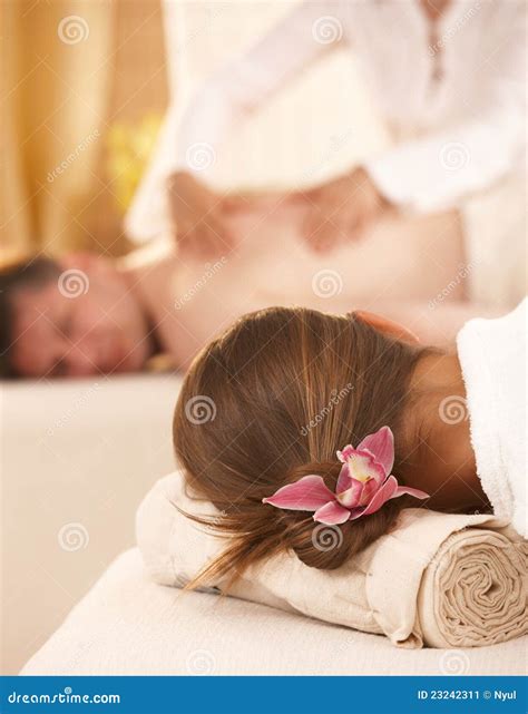 Conceptual Image Of Getting Massage Stock Image Image Of Conceptual