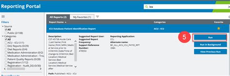 Run Reports Using Discern Reporting Portal Icu Informaticist