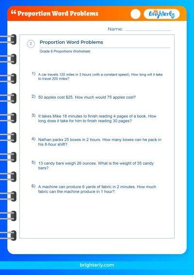 Free Printable Proportion Word Problems Worksheets [pdfs] Worksheets Library