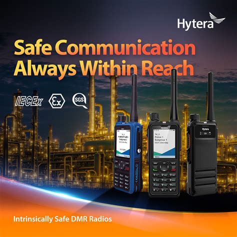 Hytera Dmr Explosionproof Safetyfirst Industrialsafety