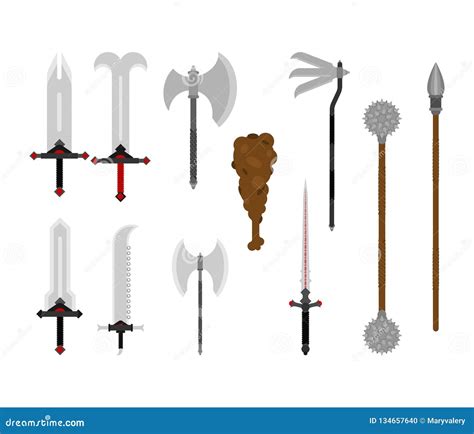 Morning Star Weapon Vintage Stock Illustrations 20 Morning Star Weapon Vintage Stock