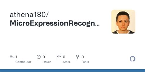 Github Athena180microexpressionrecognition