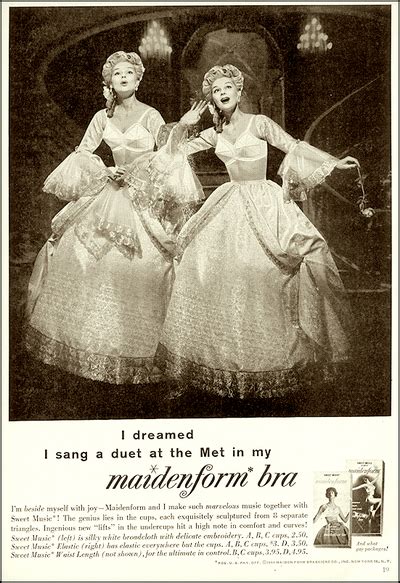 Vintage Ad Campaign I Dreamed I Was Doing What In My Maidenform