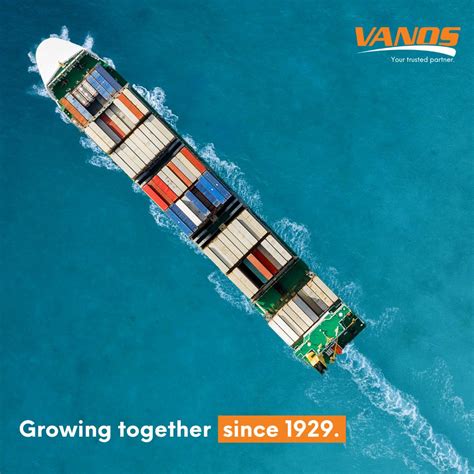 Since1929 Growingtogehter Vanos Yourtrustedpartner Maritime Industry… Vanos