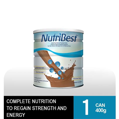 Nutribest Chocolate 400g Can Oral Nutrition Solution For Malnutrition
