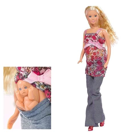 Girls Toy Steffi Love Barbie Girl Pregnant Doll Removable Tummy Baby Accs Picclick Uk