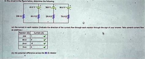 In The Circuit In The Figure Below Determine The Following 400 V 360