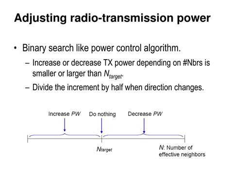 Ppt Empirical Analysis Of Transmission Power Control Algorithms For Wireless Sensor Networks