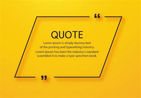 Ieee Block Quotes Free Vector Trendy Block Quote Modern Template
