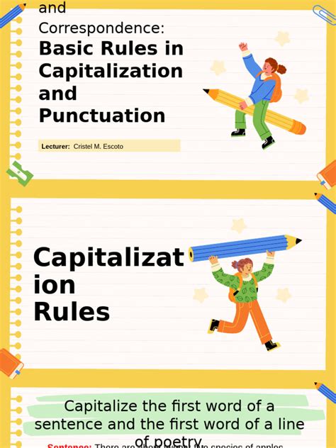 Rules In Capitalization And Punctuations Pdf