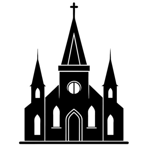 Church Silhouette Vectors And Illustrations For Free Download Freepik