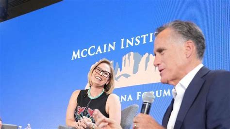 Mitt Romney Praises Kyrsten Sinema Explains Why He Thinks She Became