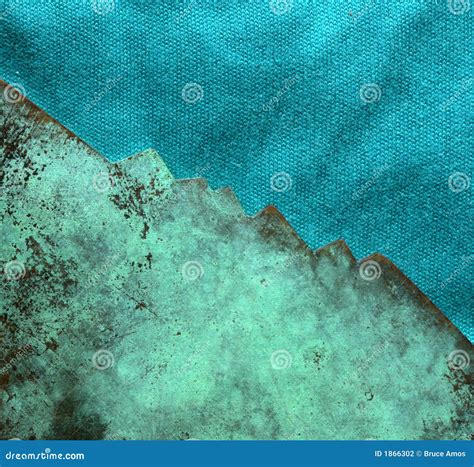 Oxidized Copper Plate Surface Texture Royalty Free Stock Image