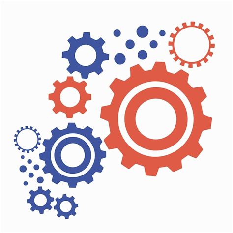 Premium Vector Cogs Design Gears