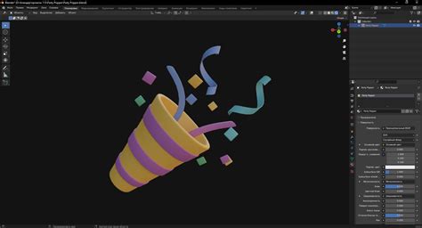 3d Model Party Popper Turbosquid 2096264