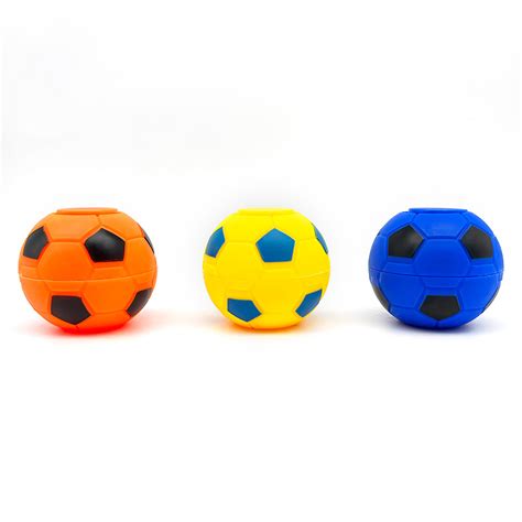 5cm Soccer Spinners Sensory Fingertip Toy Stress Relief Small Plastic