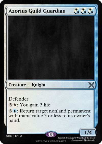 Mtgnexus Azorius Guild Gaurdian