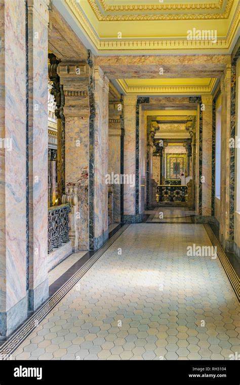 Neoclassical Style Interior Corridor Detail Of Legislative Power Palace