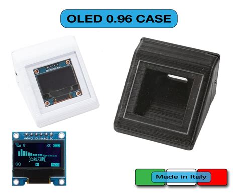 Case Lcd Oled 0 96 Housing Box Protection Arduino Raspberry Enclosure Display 128x64 Etsy