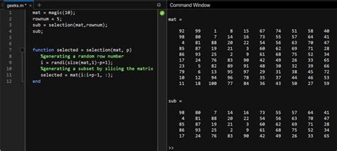 Extract Subsets Of Consecutive Entries In A Matrix In Matlab