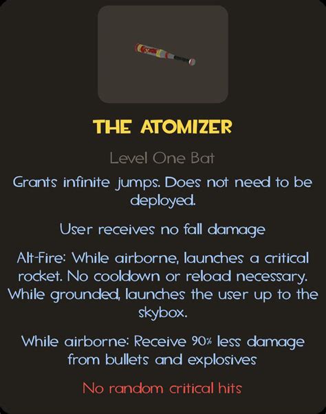 Balancing Every Unique Weapon In Tf2 Day 7 The Atomizer Rtf2