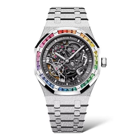 Audemars Piguet Royal Oak Frosted White Gold Double Balance Wheel