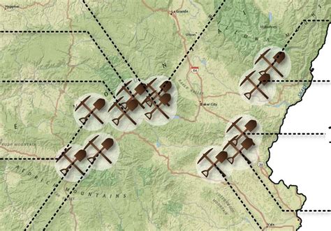 12 Eastern Oregon Gold Mining Towns Maps And Locations