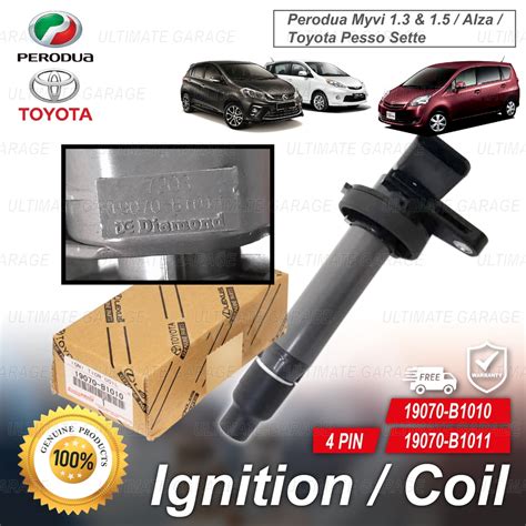 Perodua Plug Coil Toyota Passo Myvi K3 13l Toyota Passo Sette Alza 3sz