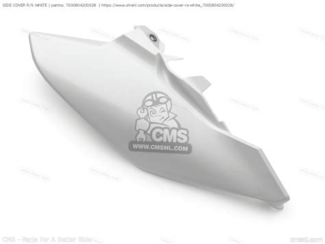 7000804200028 Side Cover Rs White Ktm Buy The 7000804200028 At Cmsnl