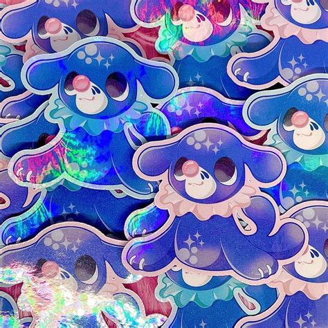 Popplio Evolution Line Fanart Stickers 2 34 Inch70 Mm Etsy