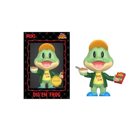 Honey Smacks Dig Em Frog Pix Vinyl Figure