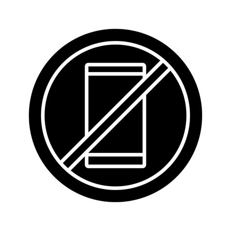 No Cell Phones Vector Icon 14716966 Vector Art At Vecteezy