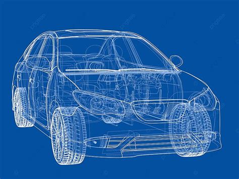 Concept Car Vector Rendering Of D Illustration Vector Transparent Vector Illustration Vector