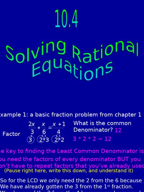 Rational Equations Pdf
