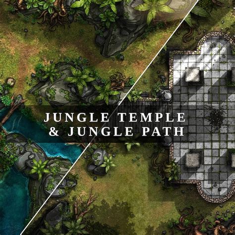 Dnd Jungle Battle Maps Etsy