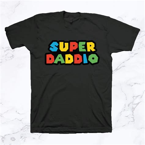 Super Daddio Mario Replique Tees