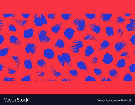 Seamless Pattern With Abstract Natural Forms Vector Image