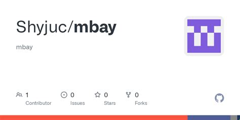 Github Shyjucmbay Mbay