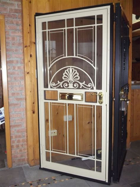 Steel Security Doors And Window Guards Chicago Nombach Roofing And Tuckpointing