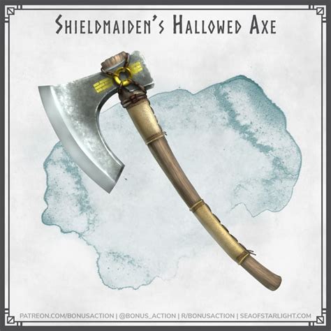 Shieldmaidens Hallowed Axe R Bonusaction
