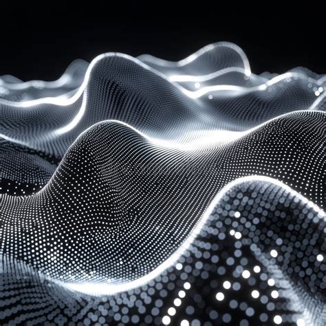 An Elegant And Fluid Wave Like Structure Created With Light And Lines Stock Image Image Of